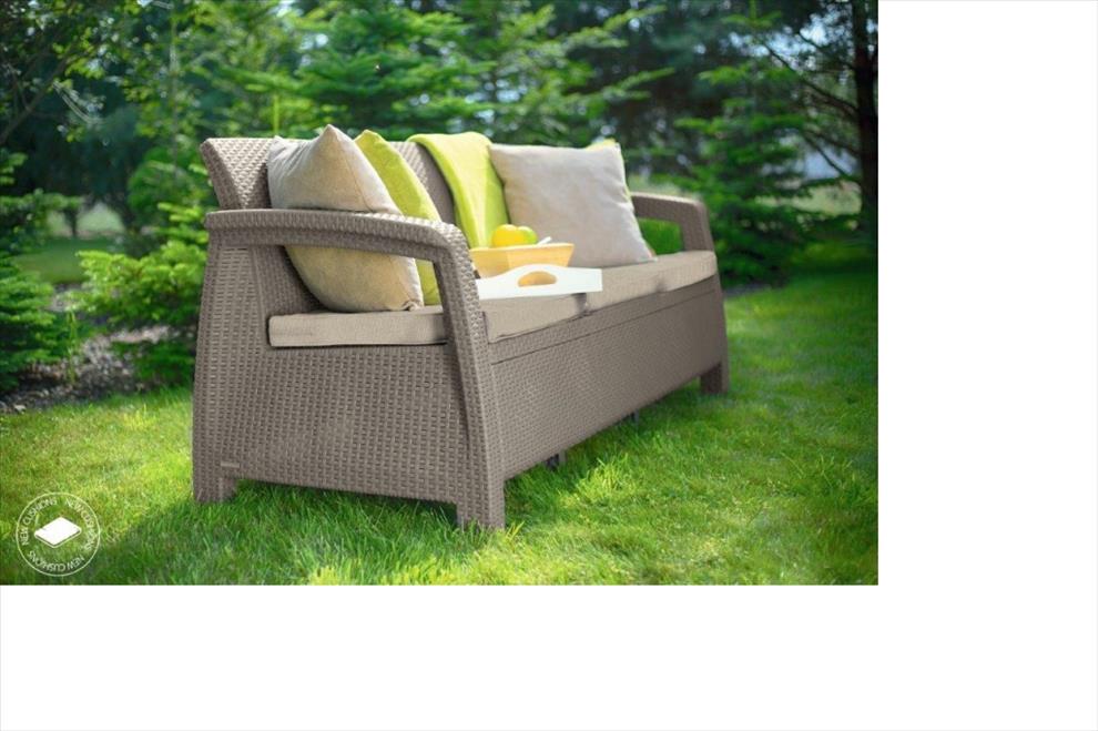 Keter Zahradní nábytek Keter Corfu love seat max třísedačková pohovka ...